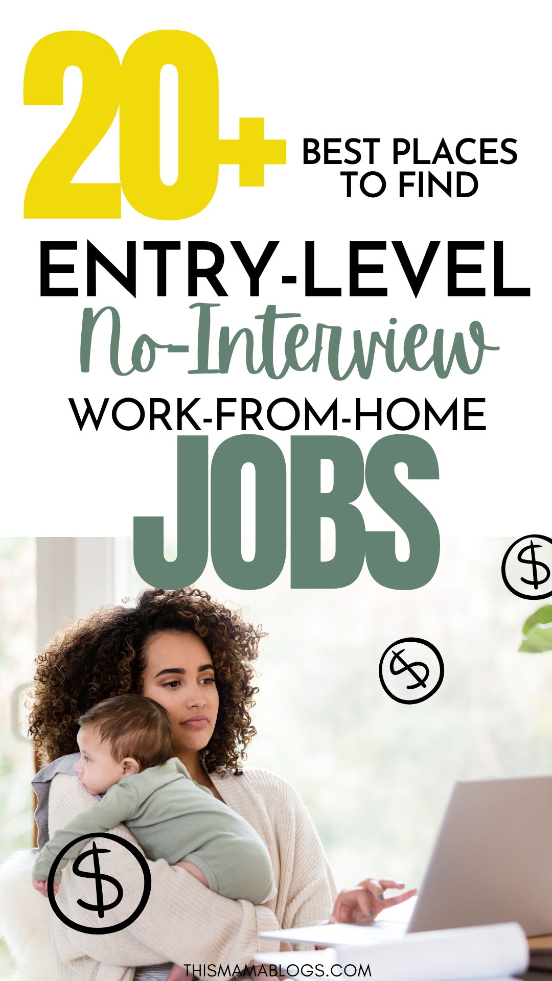 20+ Best Places to Find No-Interview Work From Home Jobs - This Mama Blogs
