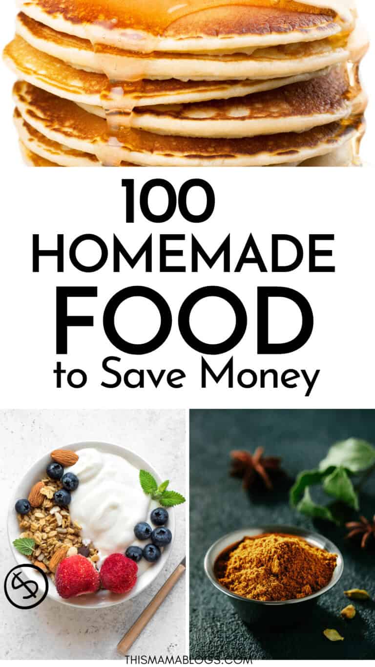 100 Easy Food to Make From Scratch to Save Money - This Mama Blogs