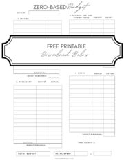 How to Create a Zero-Based Budget: Step-By-Step Guide for Beginners ...